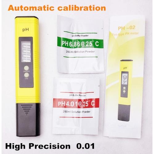 Jual PH METER + 1 SET SERBUK KALIBRASI HIGH ACCURACY 3 DIGIT DISPLAY PH ...