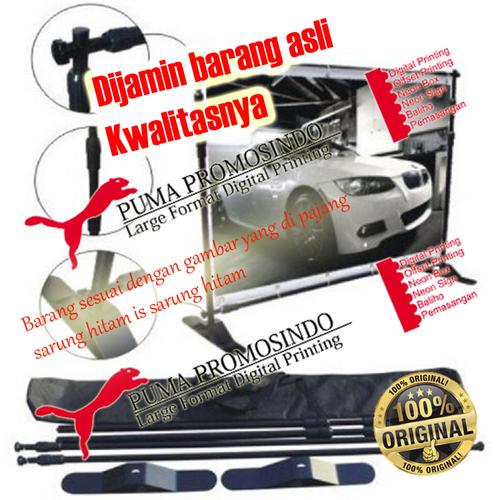Jual BACKWALL /JUMBO BANNER STAND UK 3X3/BACKDROP/TRIPOD BANNER 3x3 ...