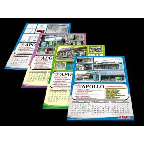 Jual CETAK/PRINT KALENDER DINDING TRIWULAN 4 LEMBAR CUSTOM DESAIN SUKA ...
