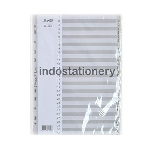 Jual INDEX DIVIDER BANTEX Nr. 6212 A4 1-31 INDEX DIVIDER - Jakarta ...