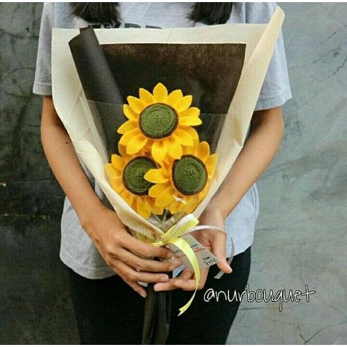 Jual Buket bunga matahari, hadiah sidang, buket bunga murah - Kota ...