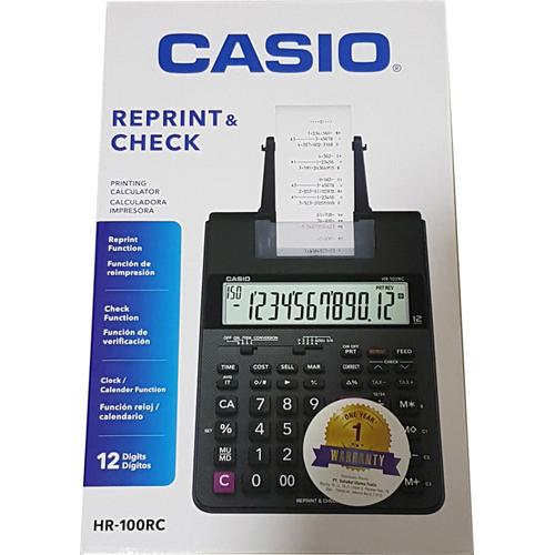 Jual CASIO CALCULATOR PRINTER PRINTING HR 100RC \ HR100RC \ HR 100 RC ...
