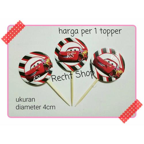 Promo topper cake kue ulang tahun karakter cars - Kota Bekasi ...