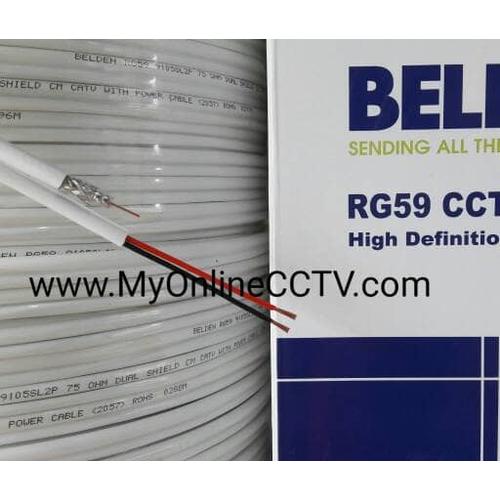 Jual Kabel Camera CCTV Belden Coaxial + Power RG59 RG6 Ecer - Jakarta Barat - myonlinecctv ...
