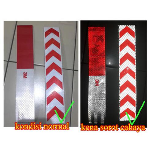 Jual stiker reflective merah putih model panah - Kota Surabaya - zero ...