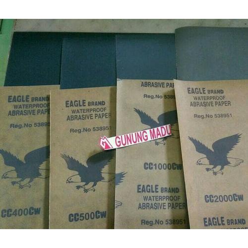 Jual AMPLAS HALUS LEMBARAN EAGLE NO 400 500 1000 2000 / KERTAS PASIR ...