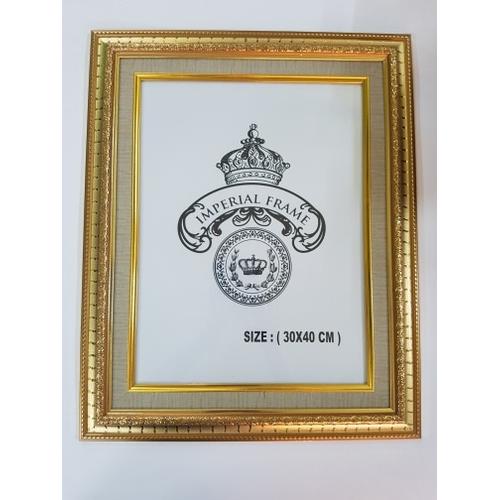 Jual Bingkai / Pigura / Frame Foto 12R / 17R Gold Special (30x40 cm ...