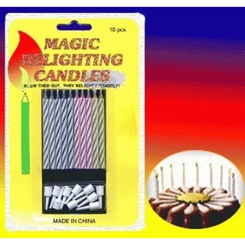 Jual LiLin ULANG TAHUN MAGIC AJAIB 10 pcs Relighting Candle Ultah ...