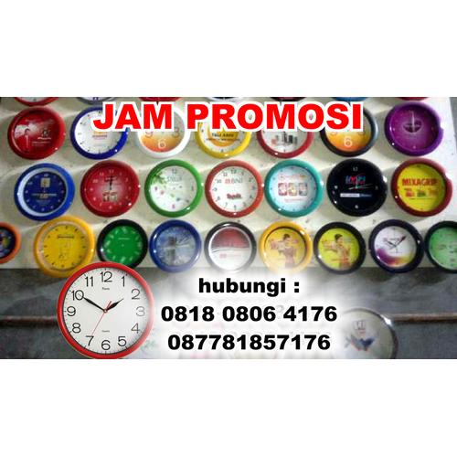 Jual Produksi Jam Dinding Plastik Promosi diameter 21cm - Kota ...