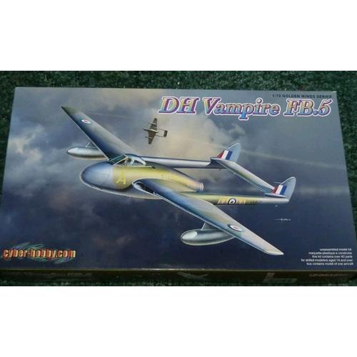 Jual DRAGON CYBER HOBBY 1:72 DH VAMPIRE FB.5 MODEL KIT - Jakarta ...