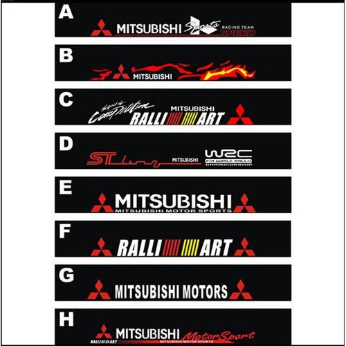 Jual sticker mitsubishi windshield sticker mobil mitsubishi kaca depan ...