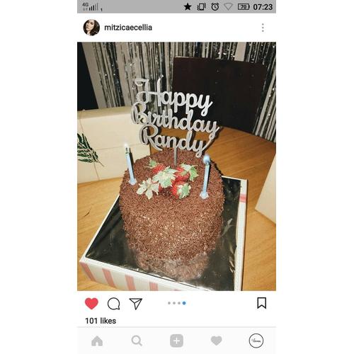 Jual CAKE TOPPER / CUSTOM TOPPER / HIASAN KUE MURAH / ULANG TAHUN ...