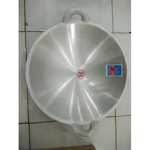 Jual Kuali / Wajan / Penggorengan Aluminium Ceper Ukuran 16 - Kab ...