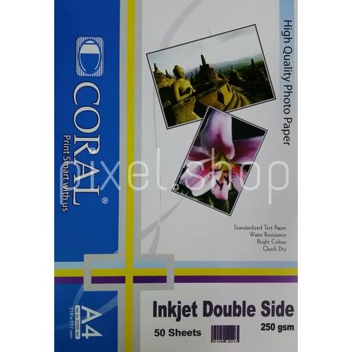 Jual Kertas Print Inkjet Mate Double Side A4 250 CORAL - Inkjet Matte ...