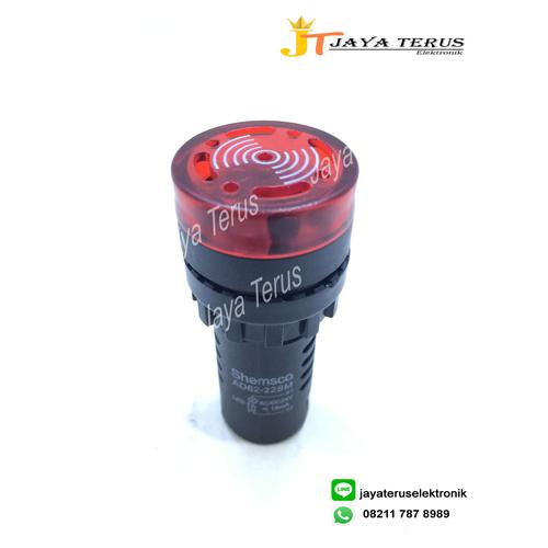 Jual Pilot Lamp 22 mm + Buzzer/ Pilot lamp 24V /Pilot lamp buzzer 220V ...