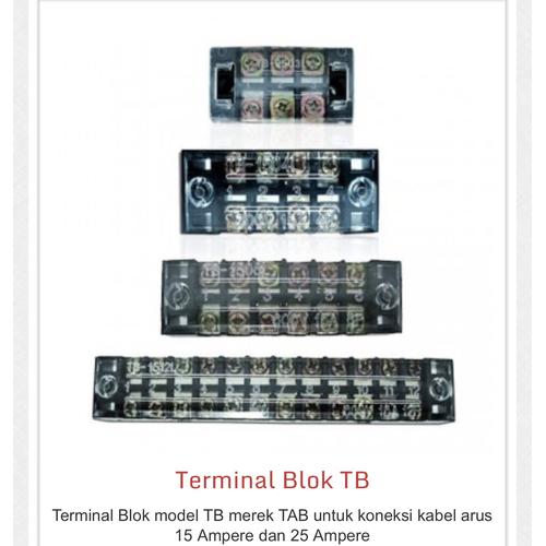 Jual Terminal Block 15A/ 25A 6 pole - 15A - Jakarta Barat - Sukses ...