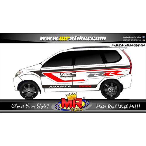 Jual Stiker striping variasi mobil toyota avanza keren n racing - Kab ...