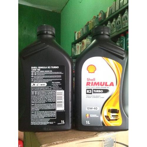 Jual Shel rimula R3 turbo sae 15w40 heavy duty diesel engine ori - Kota ...