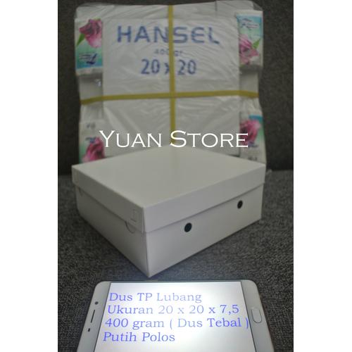 Jual Dus 20x20 Putih Tebal | Dus Kue | Box Nasi | Dus Roti | Dus Nasi ...