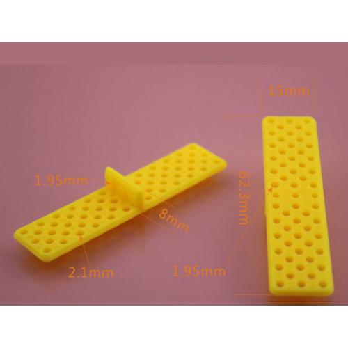 Jual 15x62.3mm plastic ABS T-shaped bracket foot sheet toy accessories ...