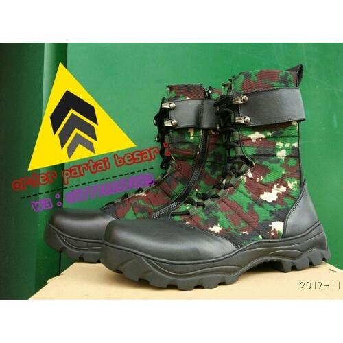 Jual Sepatu PDL Ninja Loreng NKRI Raider - Hijau, 38 - Kab. Bandung ...