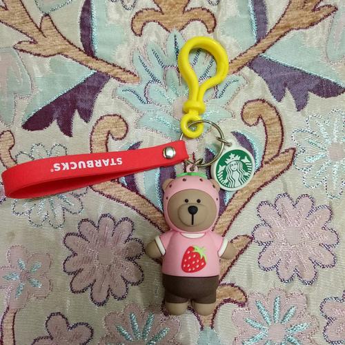 Jual starbucks bearista keychain - Merah Muda - Jakarta Timur ...
