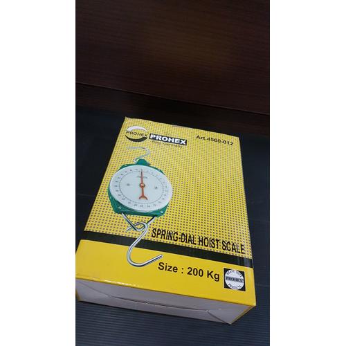 Jual TIMBANGAN GANTUNG ANALOG JARUM PROHEX 200 KG / SPRING DIAL HOIST ...
