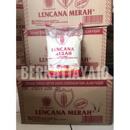 Jual LENCANA MERAH TEPUNG TERIGU Kemasan Ekonomis 1 Kg - Kab. Tangerang ...