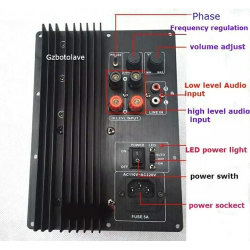 Subwoofer Amplifier Board 300W Low Pass Filter Subwoofer