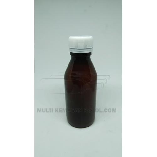Jual Botol Plastik PET Bening 100ml / Coklat 100ml / Obat Batuk ...