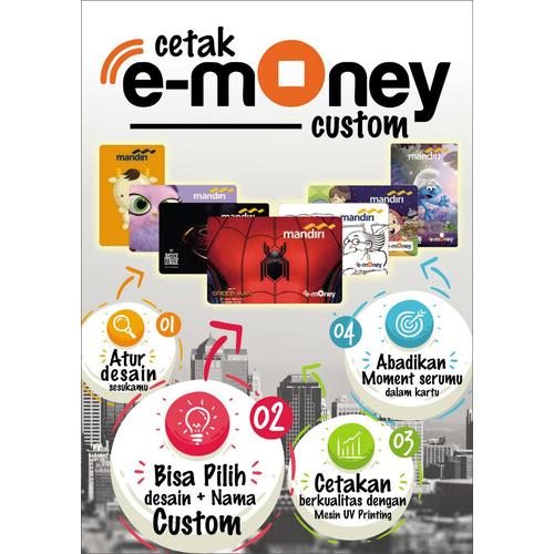 Jual E Money / E Toll Custom UV Print Cetak 2 Sisi - Kota Surabaya ...