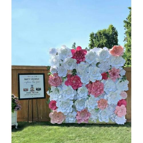 Jual PAPER FLOWER (PAKET 40 PCS )GIANT PAPER FLOWER /BACKDROP/PHOTO ...