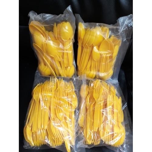 Jual Sendok makan plastik warna kuning - Kuning - Kota Tangerang - Sup ...