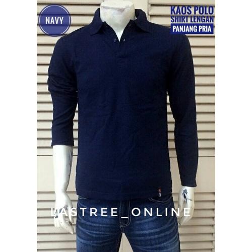 Jual KAOS POLO SHIRT LENGAN PANJANG KRAH KAOS POLOSHIRT LENGAN PANJANG ...