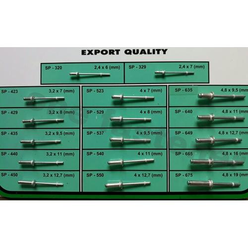 Jual 100 pcs paku rivet 550 rifet blind rivets rifets nut nuts ripet ...