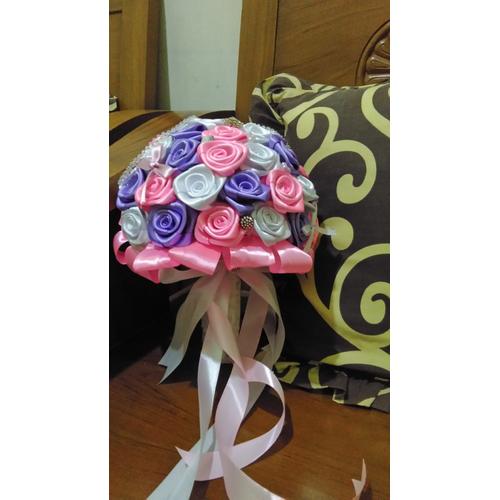 Jual Bouquet bunga satin - Kota Tangerang - Ulyacraft | Tokopedia