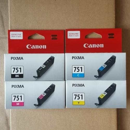 Jual TINTA CANON 751 ORIGINAL (B.C.M.Y) - Jakarta Selatan ...