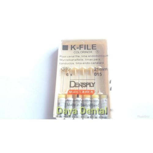 Jual Dental jarum endo k file dentsply ukuran/ warna putih 21mm - Kota ...
