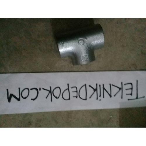 Jual tee besi 1 inch T sambungan Pipa Air besi sambungan Aer - Kota ...
