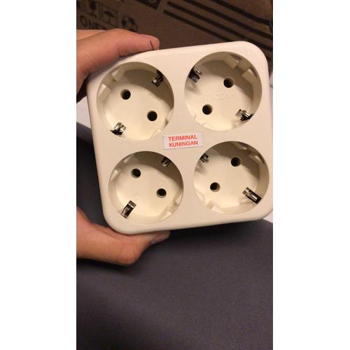Jual Stop kontak multi uticon stop kontak 4 in 1 uticon T arde kotak ...
