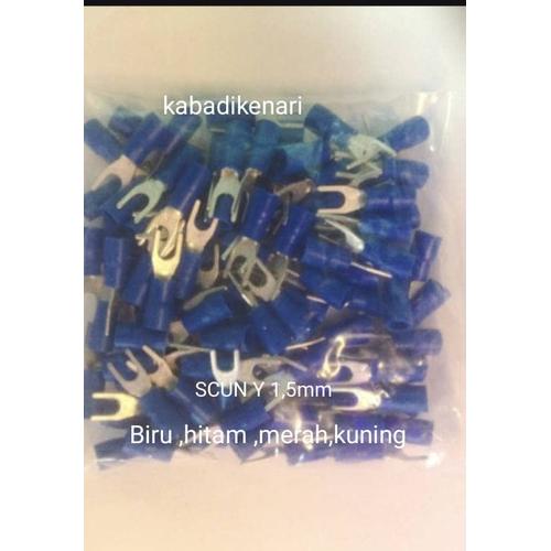 Jual KABEL SKUN Y 1,5MM/SEPATU CABLE SCUN Y 1.5MM/CABLE LUG NYAF PANEL ...