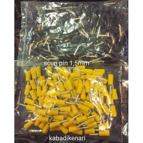 Jual KABEL SCUN PIN 1,5MM / SEPATU CABLE PIN 1.5MM / SKUN PIN tusuk ...