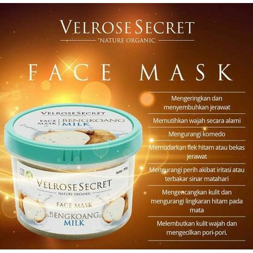 Jual Face mask/Lulur wajah Bengkoang Milk - Velrose secret Natural ...