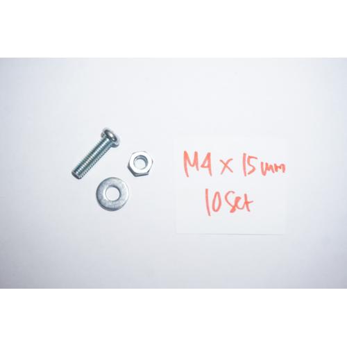 Jual Set Baut Mur Ring M4 x 15 ( JP 4x15 ) 10set - Kota Medan - Pi Toserba | Tokopedia