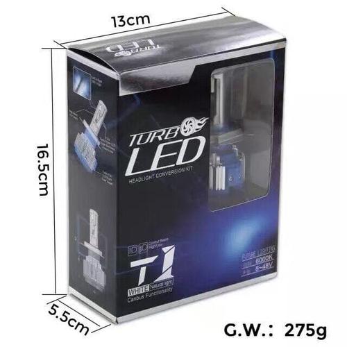 Jual Turbo LED Headlight - Bohlam Lampu LED H4 Hi/Lo 40W Super White ...