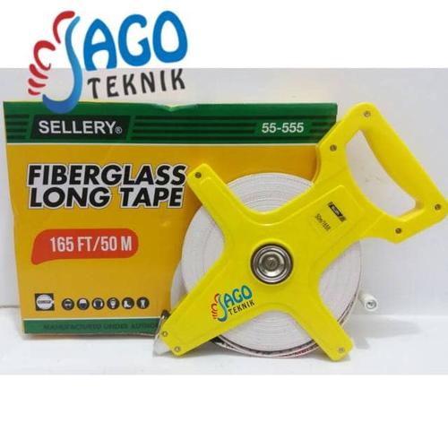 Jual Roll Meter Fiber SELLERY / Alat Ukur / Meteran 50 Meter - Kota ...