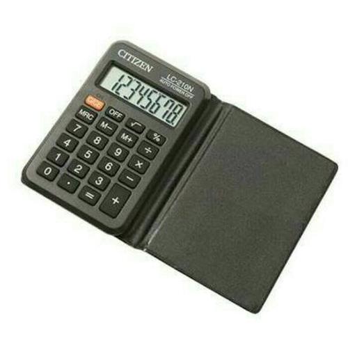Jual Kalkulator Kecil Saku LC 210 N plus Sarung Tempat Kalkulator ...