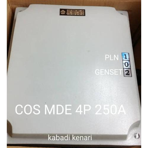 Jual OHM SAKLAR 4P 250A MDE COS CHANGE OVER SWITCH PLN GENSET PANEL BOX ...