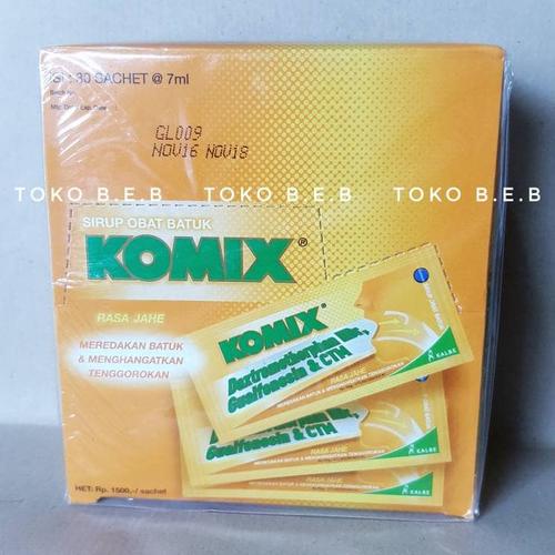 Jual Komix Jahe Sirup Obat Batuk 7ml isi 30 sachet - Jakarta Pusat - b ... Jual Komix Jahe Sirup Obat Batuk 7ml isi 30 sachet - Jakarta Pusat - b ...