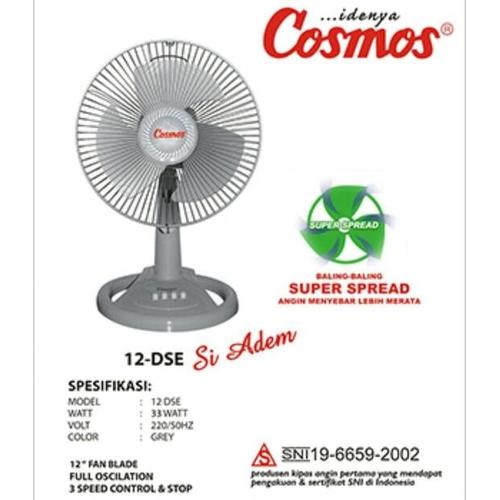 Jual Cosmos Kipas Angin Meja 12 DSE Desk Fan Cosmos - Jakarta Pusat ...